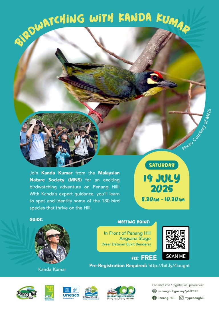 Birdwatching with Kanda Kumar – Penang Hill Festival