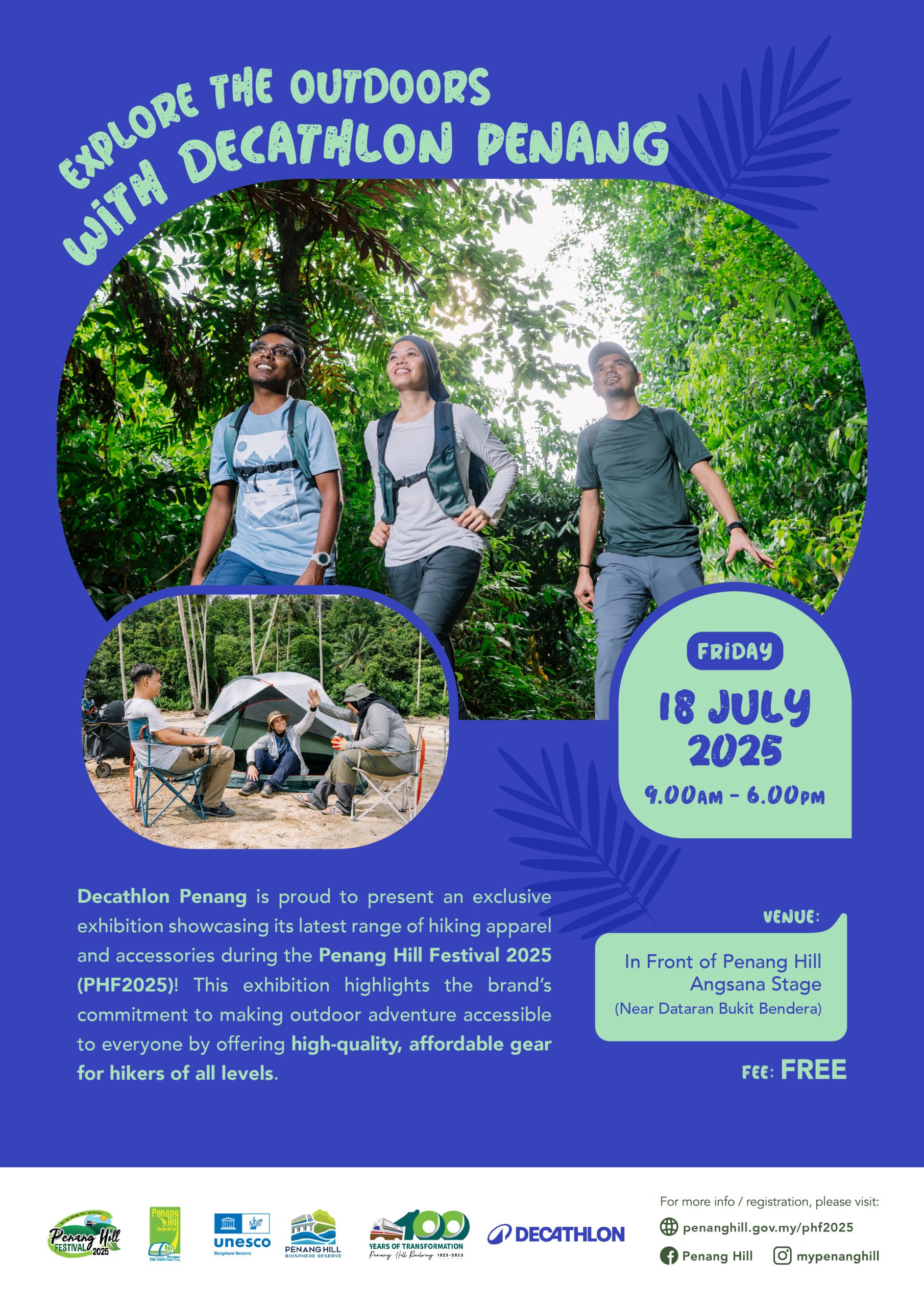 Explore the Outdoors with Decathlon Penang – Penang Hill Festival