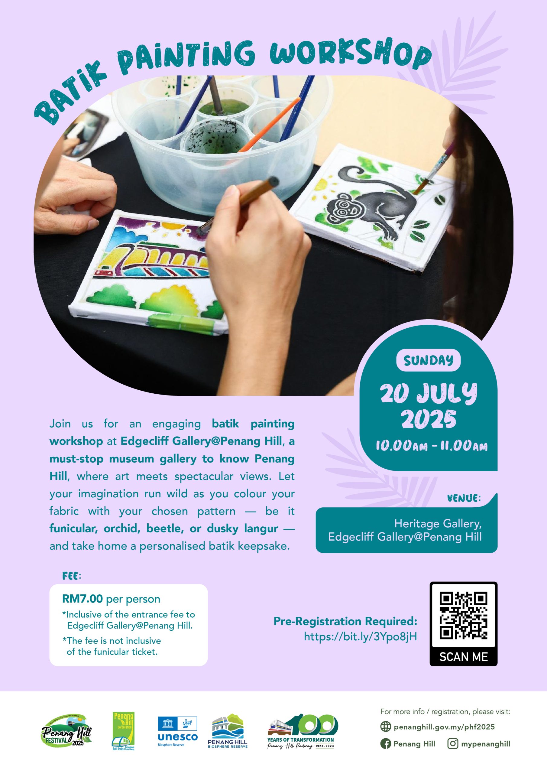 Batik Painting Workshop – Penang Hill Festival
